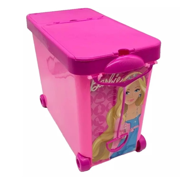 Barbie | Toys | Barbie Vintage Storage Bin With Wheels | Poshmark